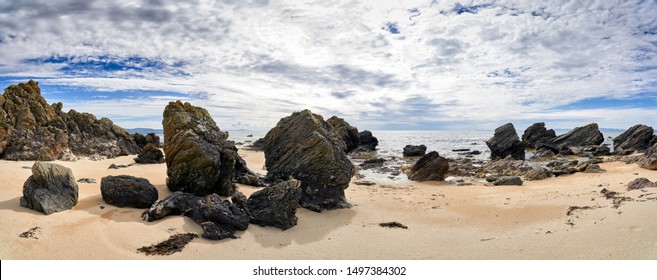 Panoramic View Beach Looking Out Sea Stock Photo 1497384302 | Shutterstock