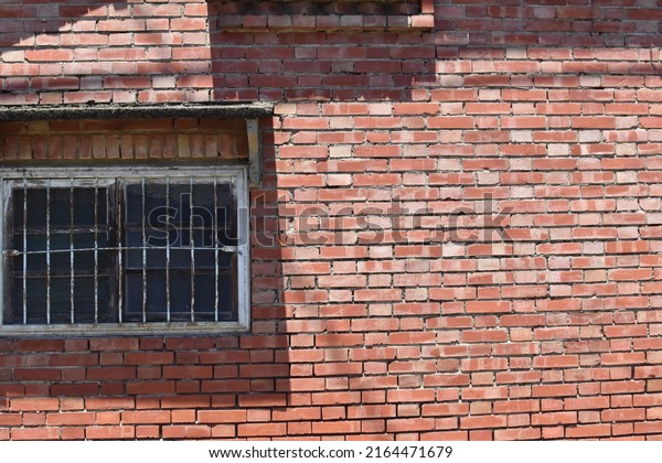 Panoramic View Masonry Brick Wall Background Stock Photo 2164471679 ...