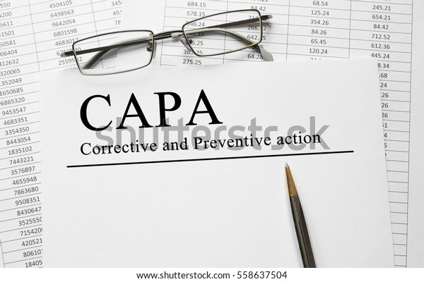 Paper Corrective Preventive Capa Action Plans Stock Photo (Edit Now ...