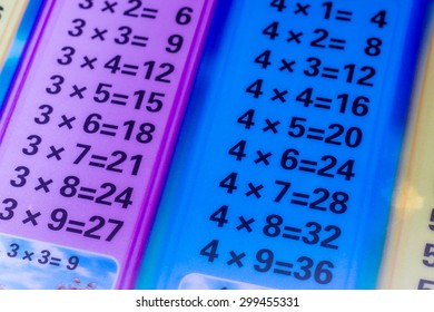 Paper Multiplication Table Stock Photo 299455331 | Shutterstock