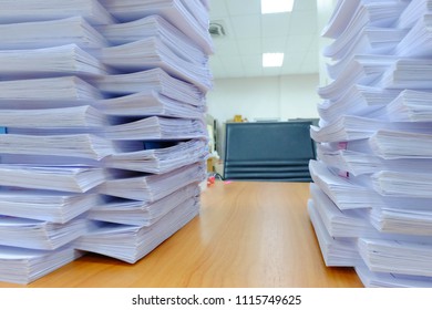 Paper Stack Documents On Desk Stock Photo 1115749625 | Shutterstock