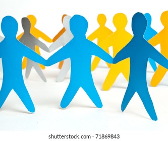 White Paper People Standing Cycle One ภาพสต็อก 120018997 | Shutterstock