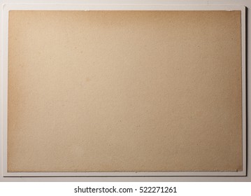 Hard Khaki Cardboard Surface Background Vignette Stock Photo 1144692389 ...