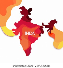 Low Poly 3d Image India Map AI-generated image 2371371987 | Shutterstock