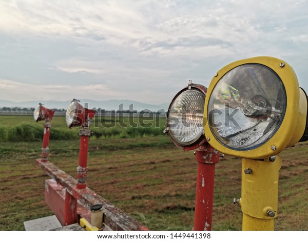 Papi Precision Approach Lighting System Airfield Stock Photo 1449441398 ...