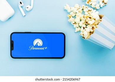 Paramount Paramount Plus Streaming App On Stock Photo 2154206967 ...