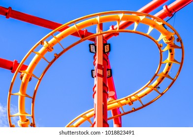 675 Orange roller coaster Images, Stock Photos & Vectors | Shutterstock