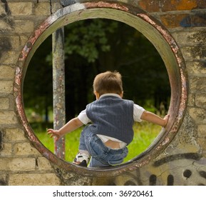 3,758 Pass through wall Images, Stock Photos & Vectors | Shutterstock