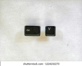Paste Illustration Ctrl V Computer Keyboard Stock Photo 1224232273 ...