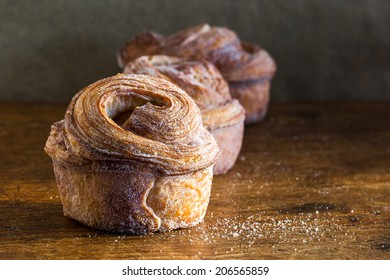 1,574 Pastry With Sugar Dusting On A Rustic Images, Stock Photos ...