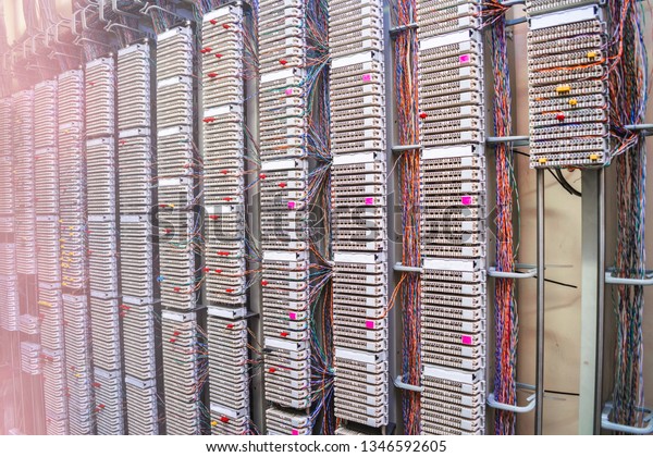 Patch Panel Ip Telephony Installed On Stock Photo 1346592605 | Shutterstock