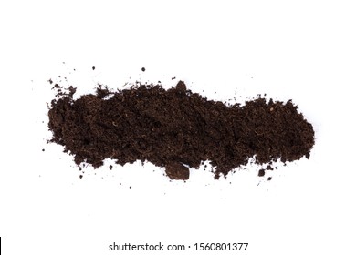 Patch Soil Mud Isolated On White Stock Photo (Edit Now) 1562929999