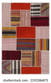 Patchwork Carpet On White Background Stock Photo 2192586873 | Shutterstock