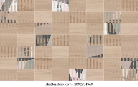 Patchwork Wood Quilt Pattern Decorative Elements Stock Photo 2092951969 ...