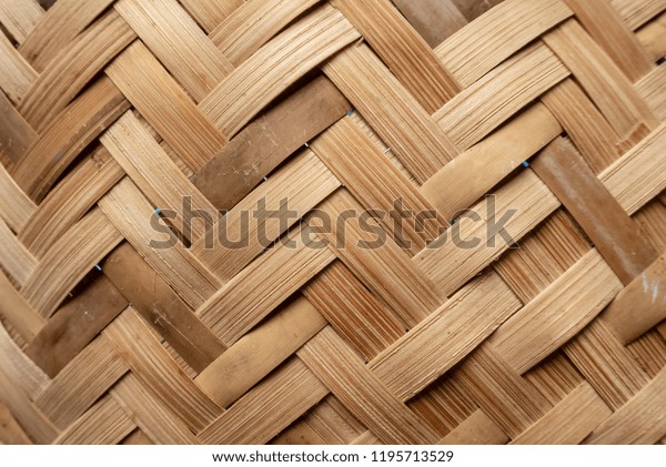 Pattern Bamboo Weave Stock Photo (Edit Now) 1195713529