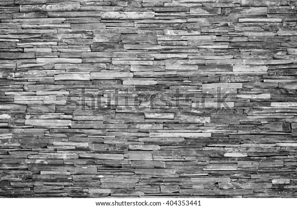 Pattern Decorative Slate Stone Wall Surface Stock Photo 404353441 ...