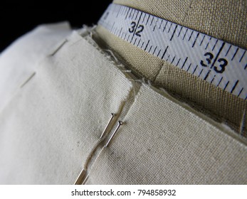 Pattern Making Calico Toile On Dressmakers Stock Photo 794858932 ...