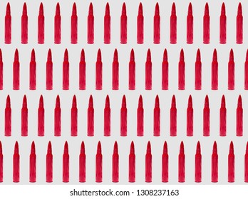 Pattern Red Bullets On White Background Stock Photo 1308237163 ...