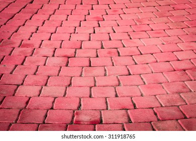 Pattern Small Red Brick Block On Stock Photo 311918765 | Shutterstock