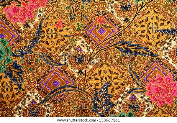 Pattern Traditional Clothes Malaysia Include Batik Stock Photo (Edit ...