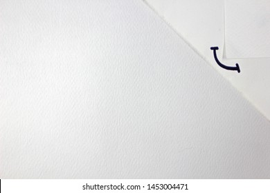 Patterned Paper Drawing Paper Folded Corner Stock Photo 1453004471 ...