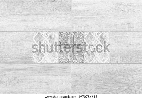Patterned White Ceramic Floor Tile Texture Stock Photo 1970786615 ...