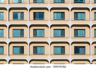 Repeating Pattern Windows Building Front Background Stock Photo (Edit ...