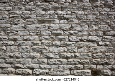 Patterns Textures Old Whitewashed Stone Brick Stock Photo 627214046 ...