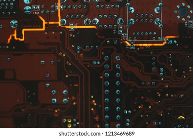 Pcb Layout Printed Circuit Board Programming 스톡 사진 1213469674 ...