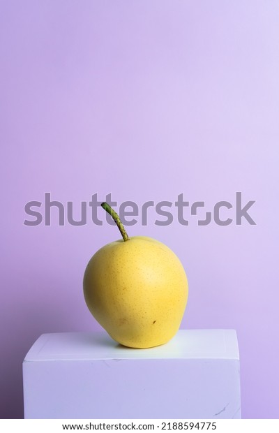 Pears Plain Background Copy Space Stock Photo 2188594775 | Shutterstock