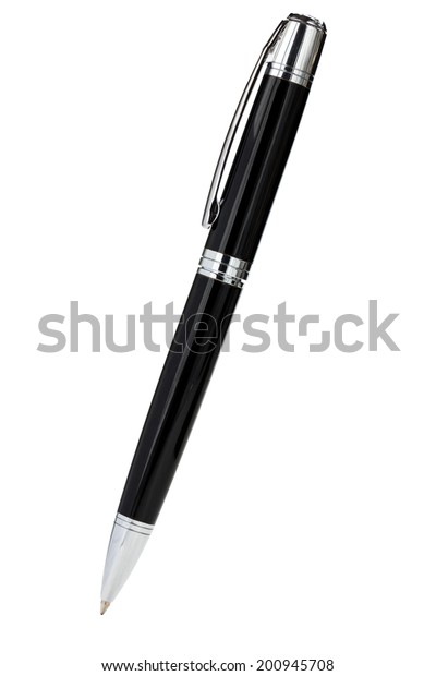 Pen Isolated On White Background Clipping Stock Photo 200945708 ...