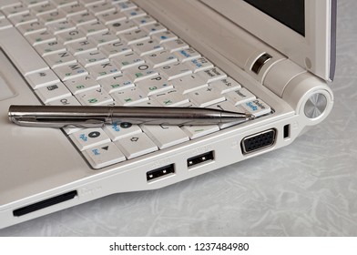 Pen Keyboard Stock Photo 1237484980 | Shutterstock