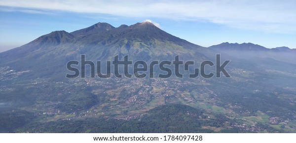 Penanggungan Mountain Peak Eastern Java Indonesia Stock Photo ...