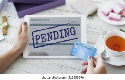 Pending Stamp Application Form Concept Stock Photo 511358596 | Shutterstock