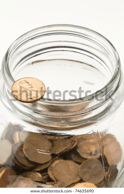 Penny Jar Stock Photo 74635690 | Shutterstock