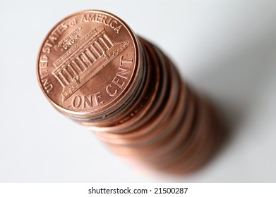Penny Stack Stock Photo 21500287 | Shutterstock