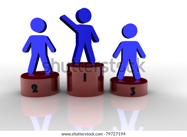 People Concept First Second Third Place Stock Photo 79727194 | Shutterstock