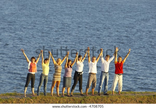 People Groups Chilling Stock Photo (Edit Now) 4708705