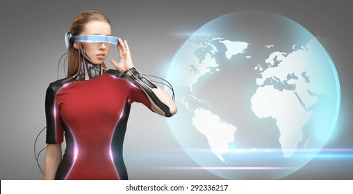 People Technology Future Progress Young Woman Stock Photo (Edit Now ...