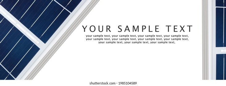 Perfect Solar Panel Concept Space Text Stock Photo 1985104589 ...