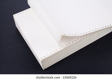 Perforated Computer Paper Background Stock Photo (Edit Now) 15069226