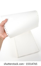 Perforated Computer Paper Background Stock Photo 15514765 | Shutterstock