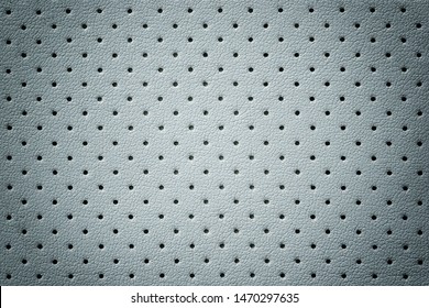 Perforated Light Blue Leather Texture Background Stock Photo 1470297635 ...