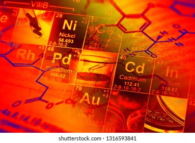 Periodic Table Elements Laboratory Tools Science Stock Photo 1316593841 ...