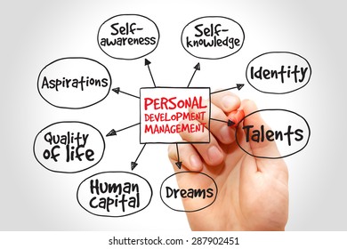 Personal Development Mind Map Management Business Stock Photo 287902451 ...