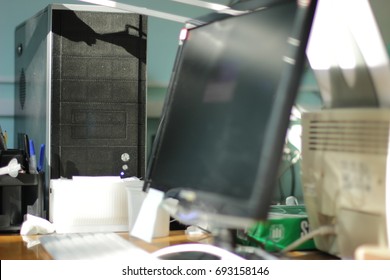 Semiconductor Structures Silicon On Sapphire Illuminated Stock Photo ...