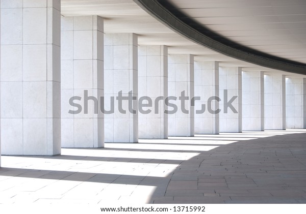 Perspective Columns Standing Row Stock Photo 13715992 | Shutterstock