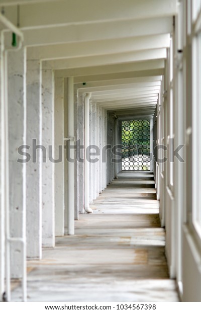 Perspective Pillars Windows Stock Photo 1034567398 | Shutterstock