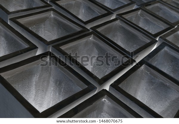 Perspective Squares Shape Background Negative Picture Stock Photo ...