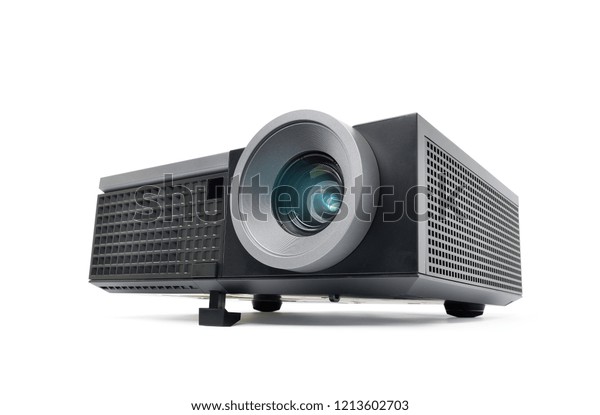 Vista de perspectiva de la presentación de vídeo del proyector LCD ...